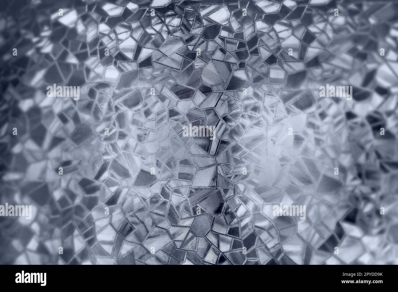 Embossed glass background. Corrugated glass monochrome. Refraction of ...