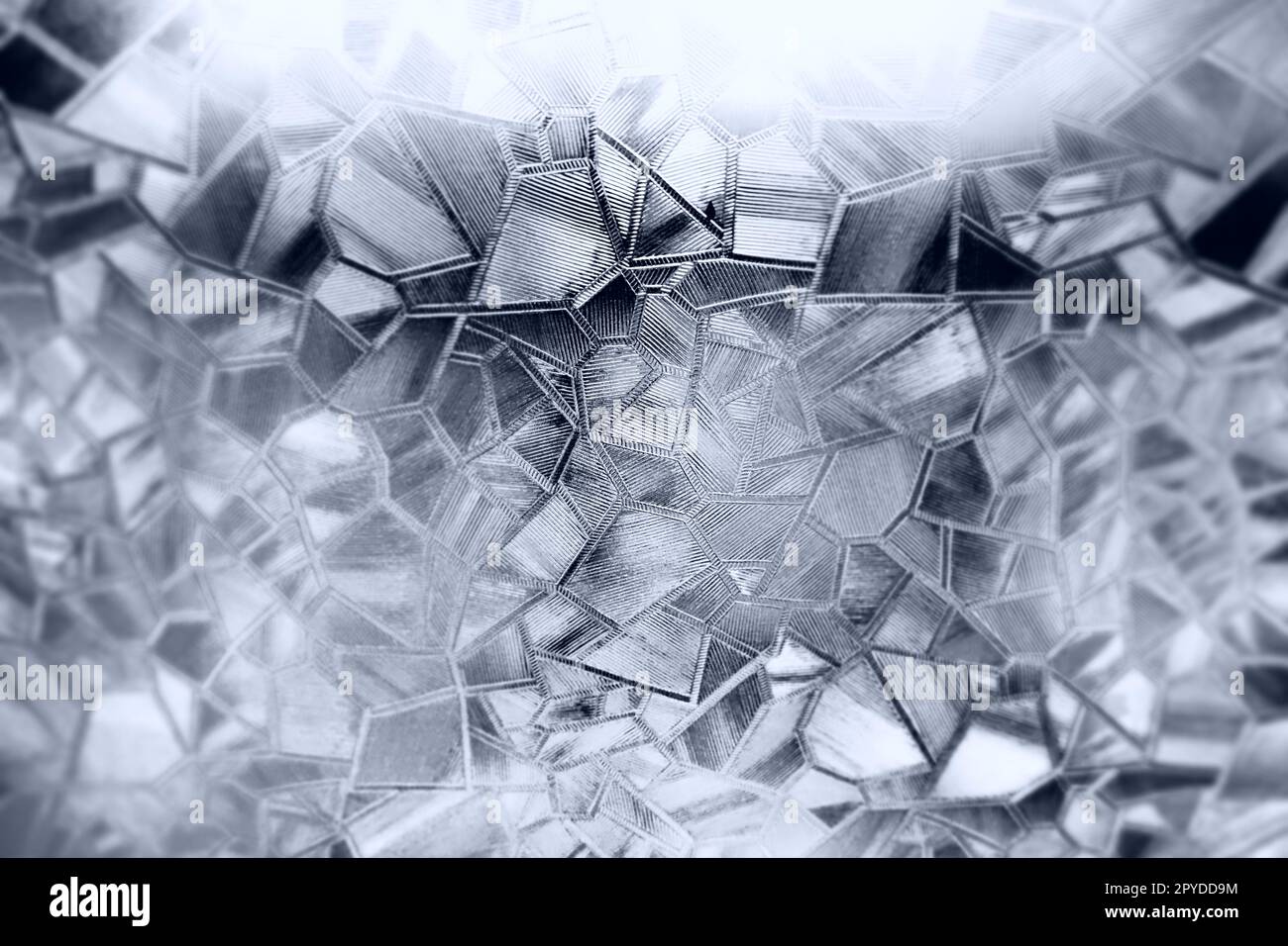 Embossed glass background. Corrugated glass monochrome. Refraction of ...