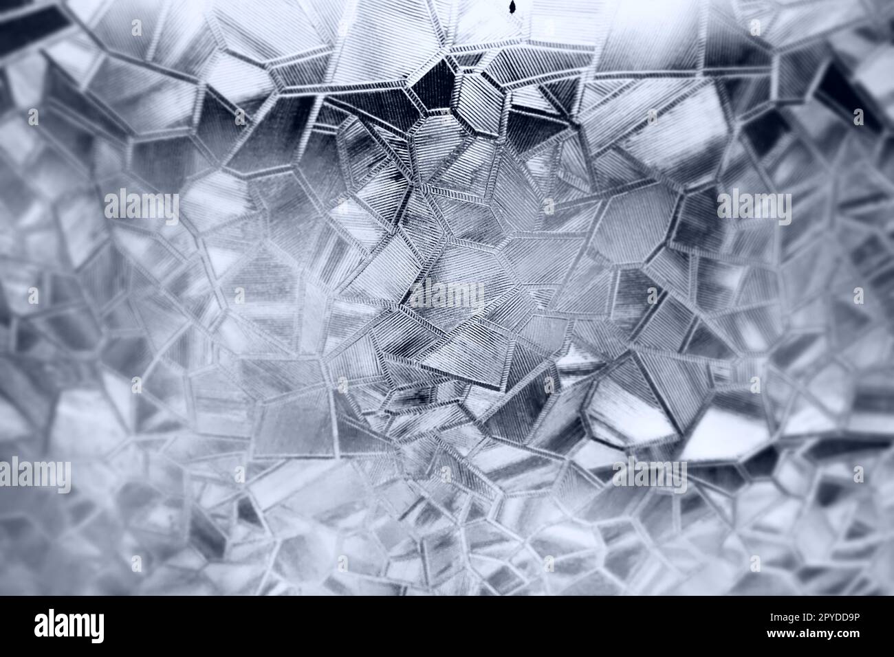 Embossed glass background. Corrugated glass monochrome. Refraction of ...