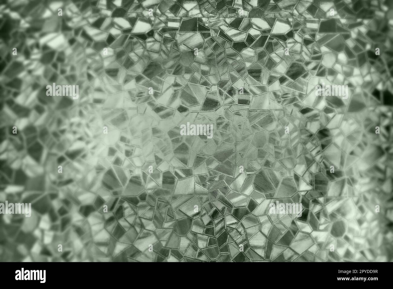 Corrugated glass green background. Abstract pattern on the surface of a ...