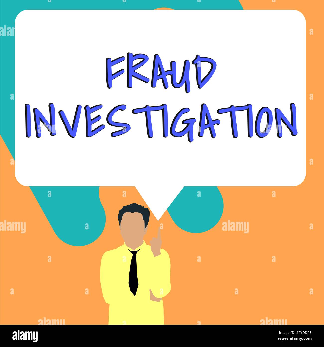 Conceptual display Fraud Investigation. Internet Concept process of ...
