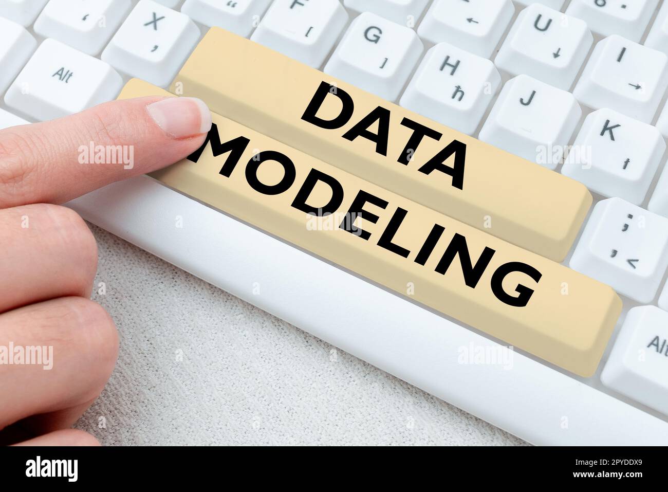 Text showing inspiration Data Modeling. Internet Concept process of ...