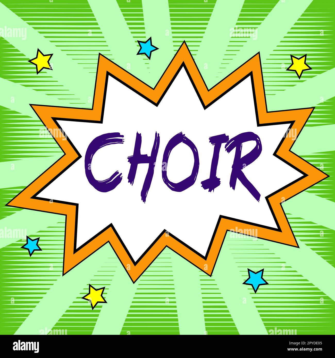 Sign displaying Choir. Business showcase a group organized to perform ...