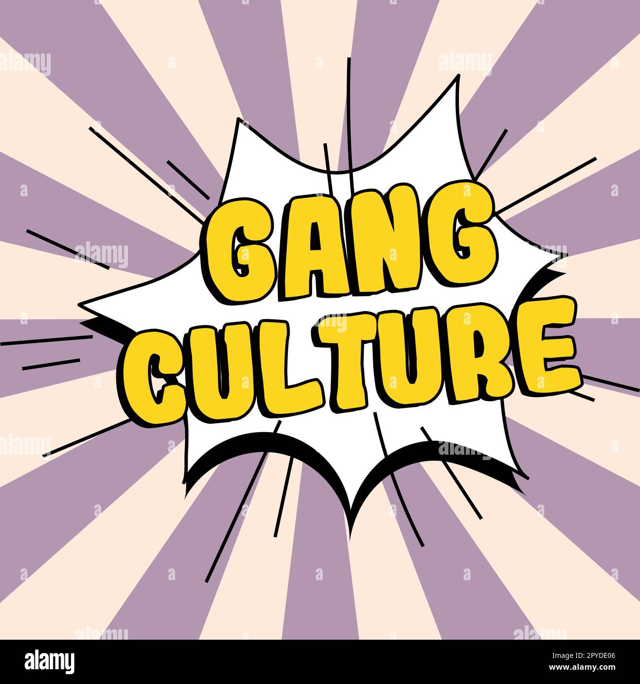 Sign displaying Gang Culture. Business concept particular organization of criminals or group of ...