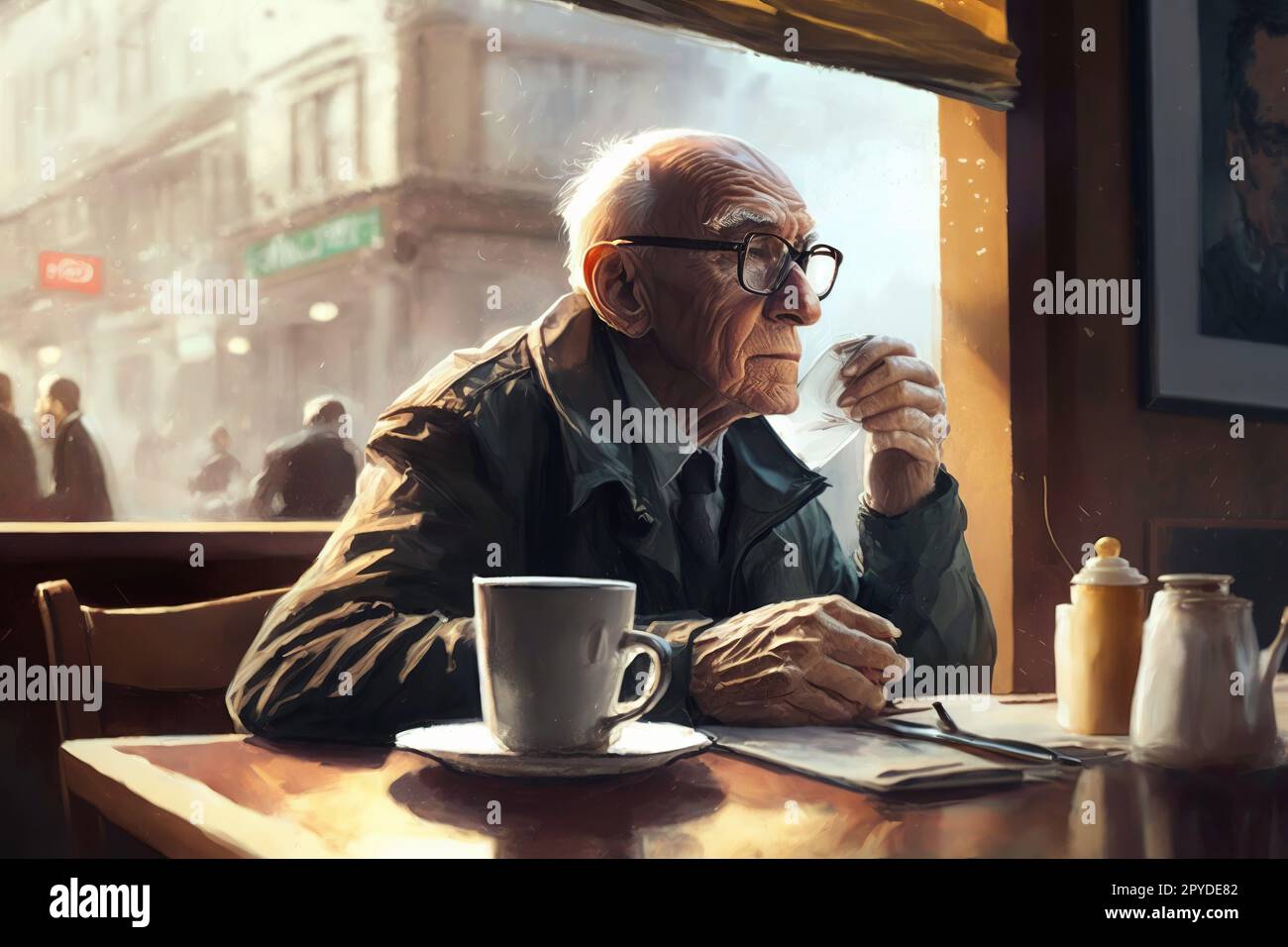 Coffeehouse casual cafe cafes hi-res stock photography and images - Alamy