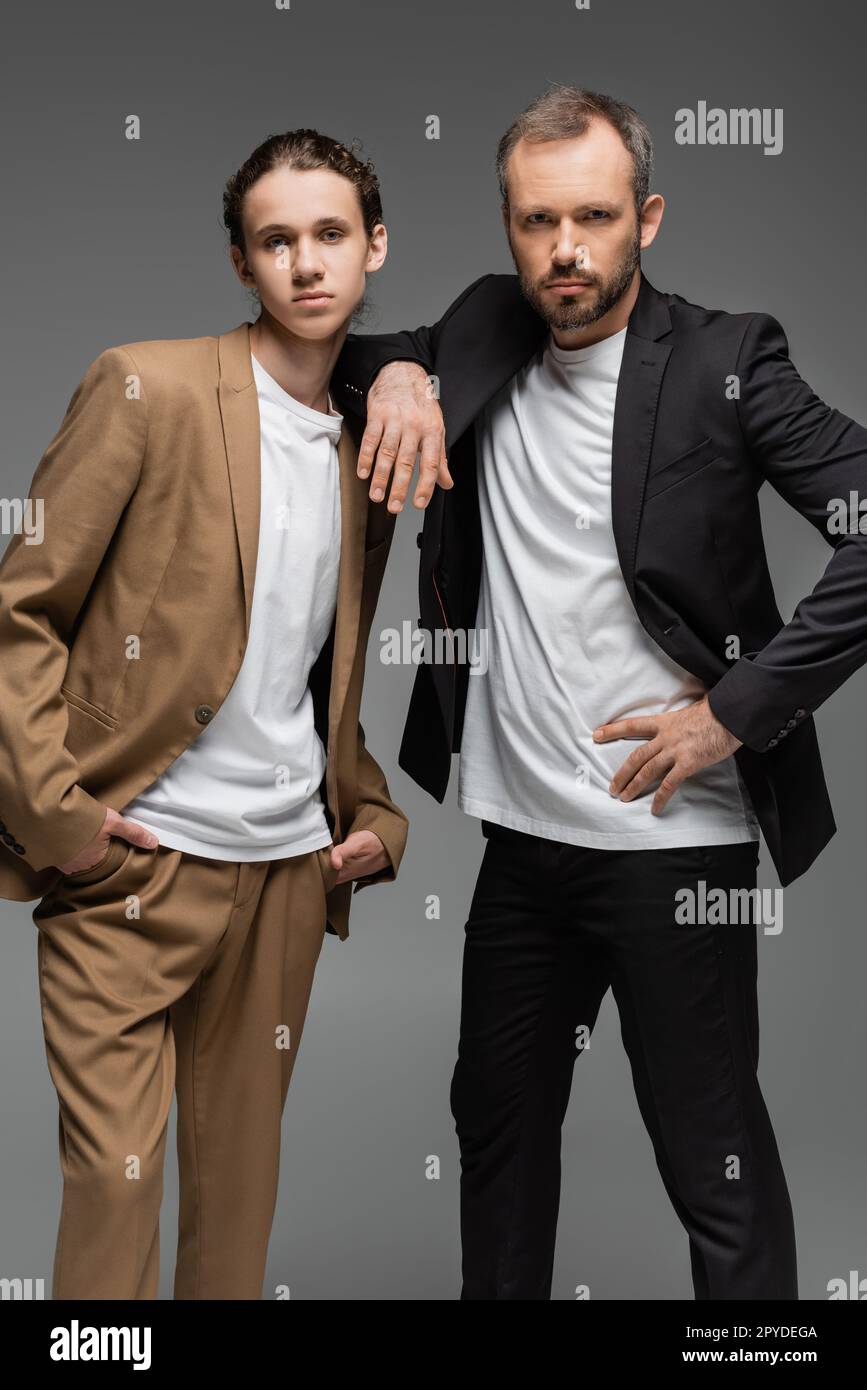 Father son models hi-res stock photography and images - Alamy