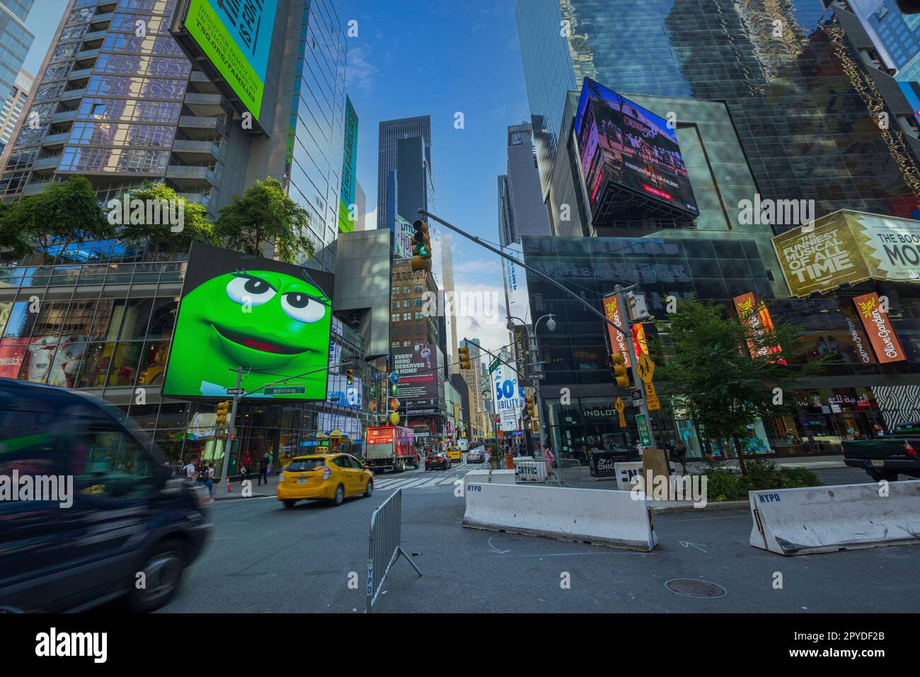 Gorgeous Broadway view with led panel lights with image mm's candy. New ...