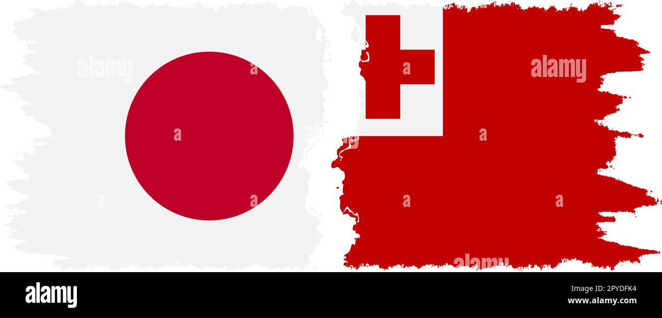 Japan tonga flag hi-res stock photography and images - Alamy
