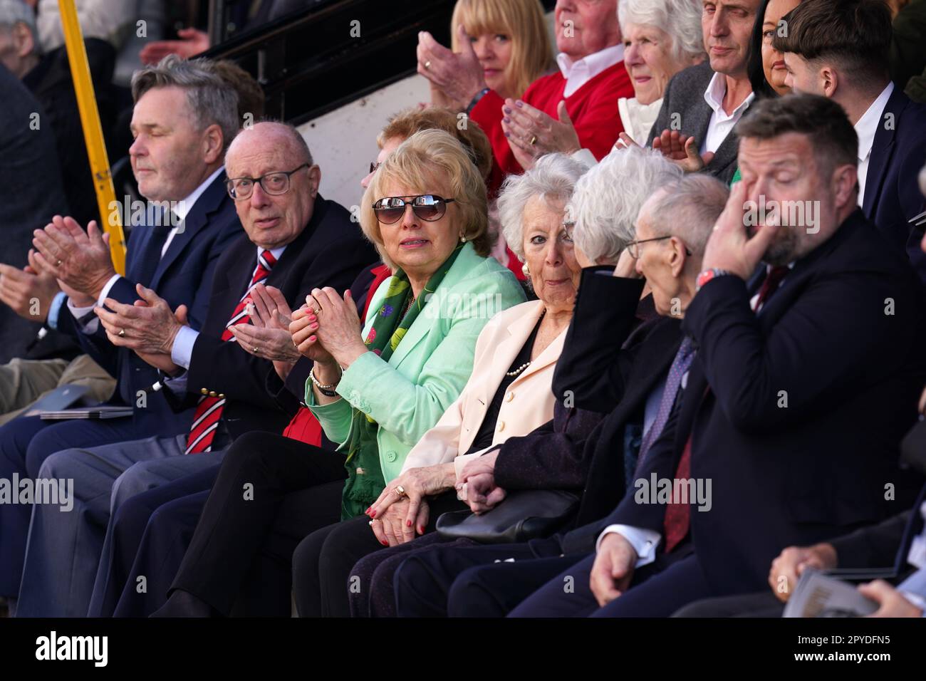 Jimmy Murphy's family including son Jim (second left) and daughters ...