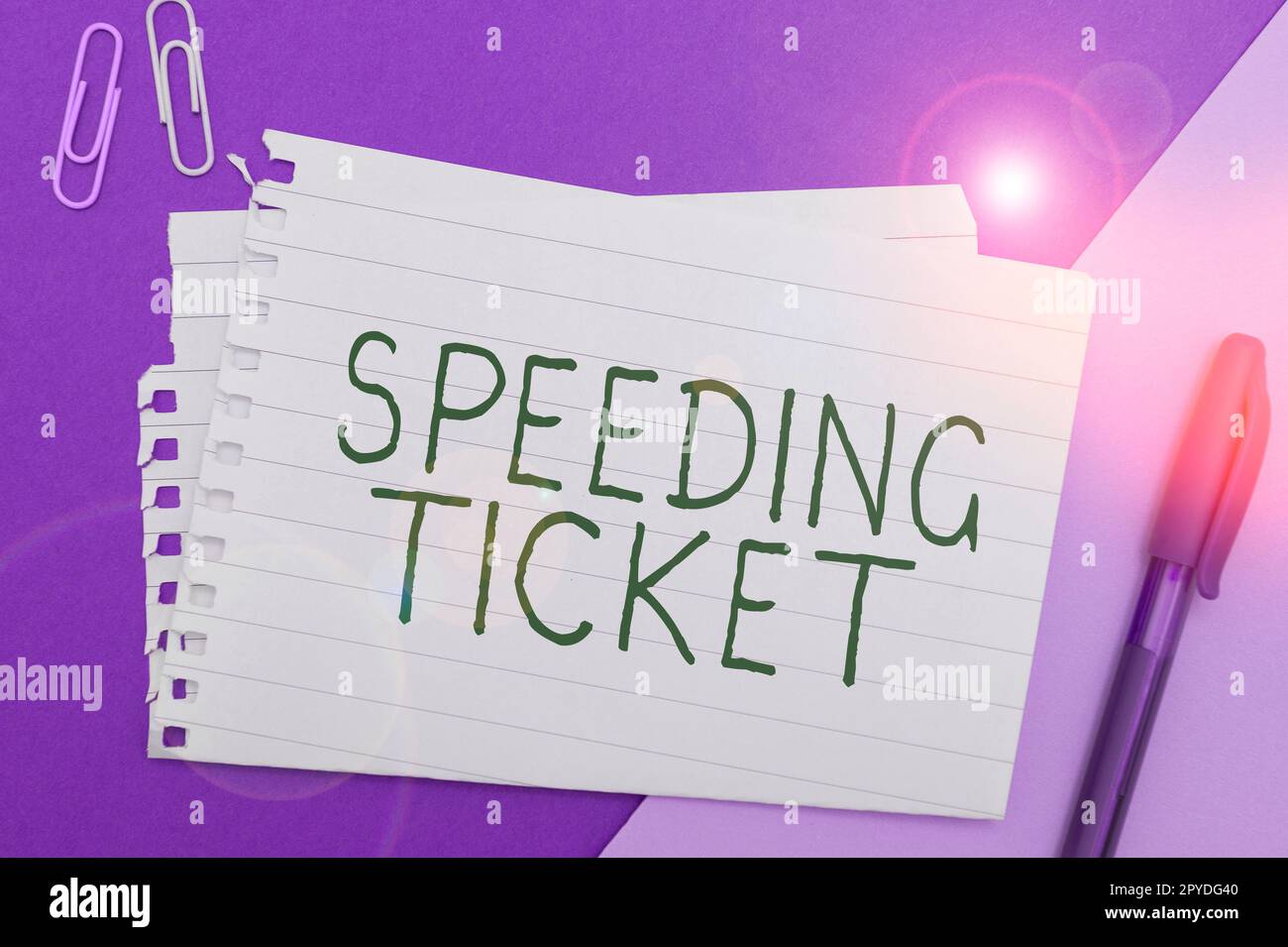 Writing displaying text Speeding Ticket. Word Written on psychological ...