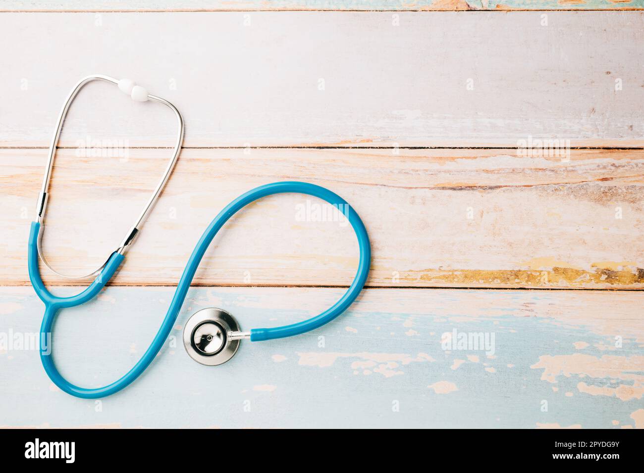 Top view medical stethoscope hi-res stock photography and images - Alamy