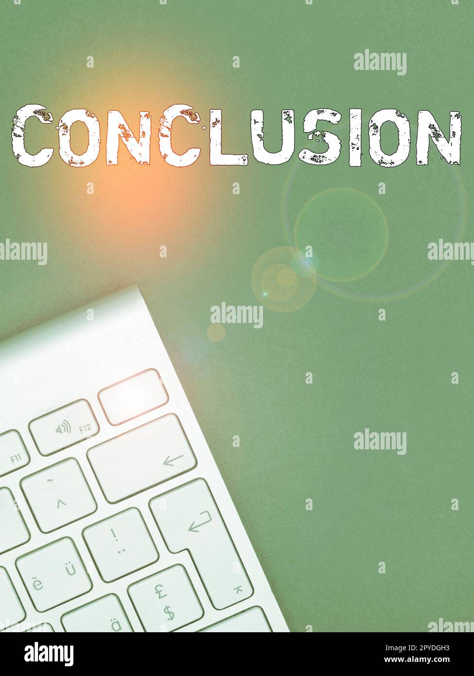 Hand writing sign Conclusion. Business idea Results analysis Final ...