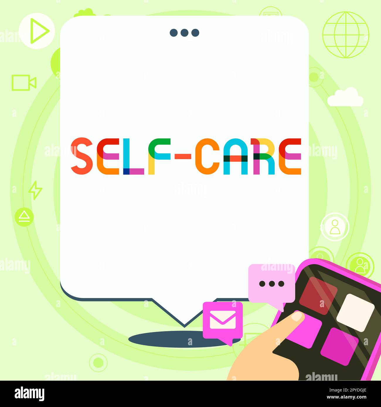 Conceptual display Self Care. Business concept the practice of taking ...