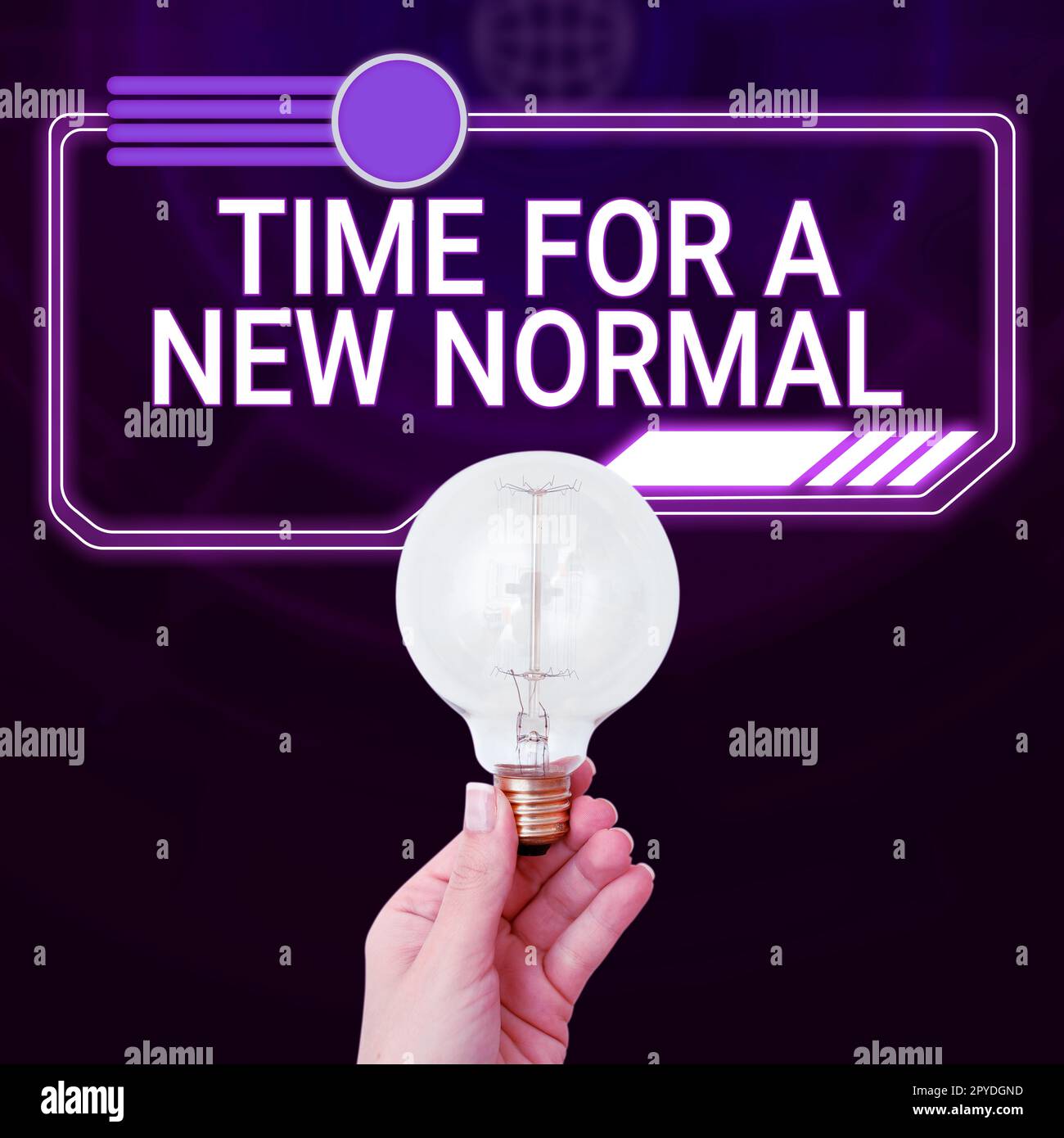 Handwriting text Time For A New Normal. Business idea Make a big ...