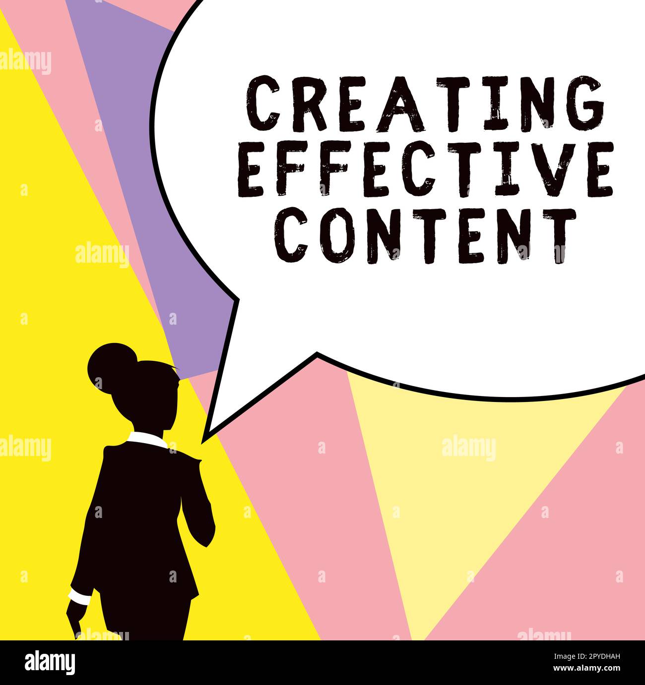 Conceptual display Creating Effective Content. Word for Valuable ...