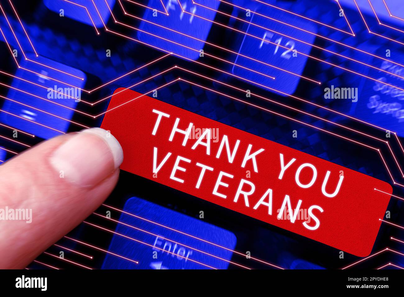 Handwriting text Thank You Veterans. Internet Concept Expression of ...