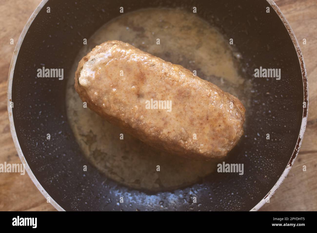 Pan-fried beef meatloaf Stock Photo - Alamy