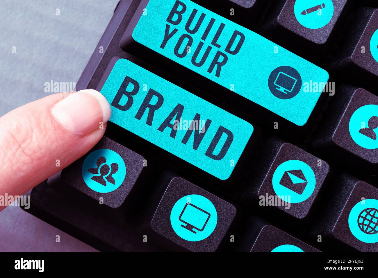 Handwriting text Build Your Brand. Business idea Make a commercial ...