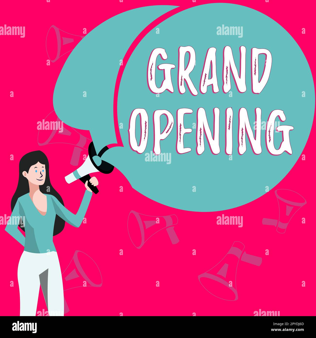 Text sign showing Grand Opening. Word Written on Ribbon Cutting New Business First Official Day ...