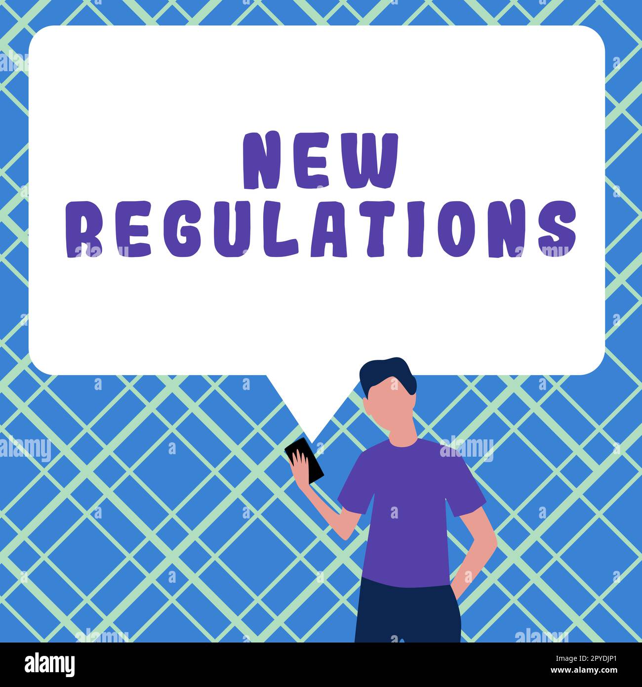 Conceptual display New Regulations. Word for Regulation controlling the ...