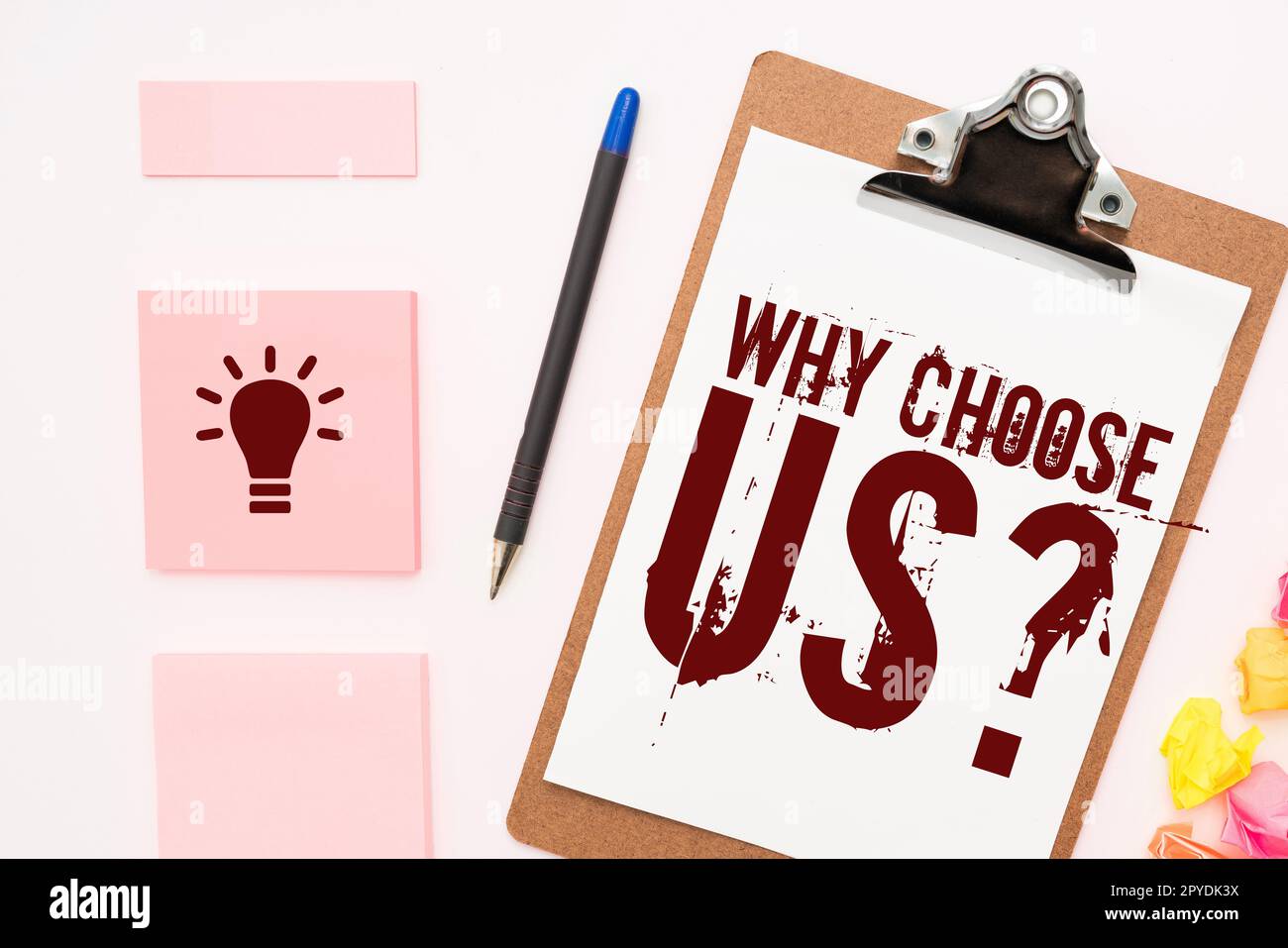 Text caption presenting Why Choose Us. Conceptual photo Reasons for ...