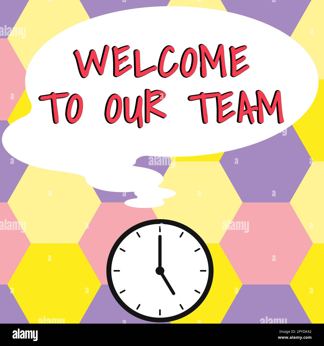 Conceptual caption Welcome To Our Team. Word Written on introducing ...