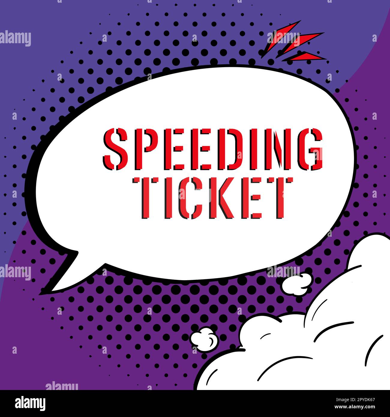 Text showing inspiration Speeding Ticket. Word Written on psychological ...