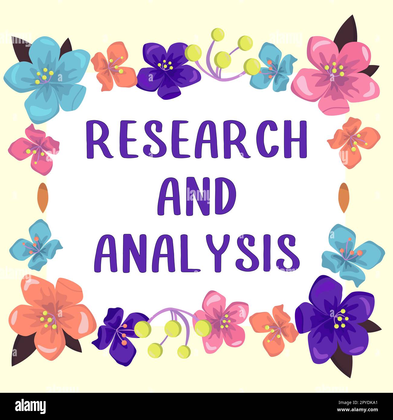 Text caption presenting Research And Analysis. Conceptual photo ...