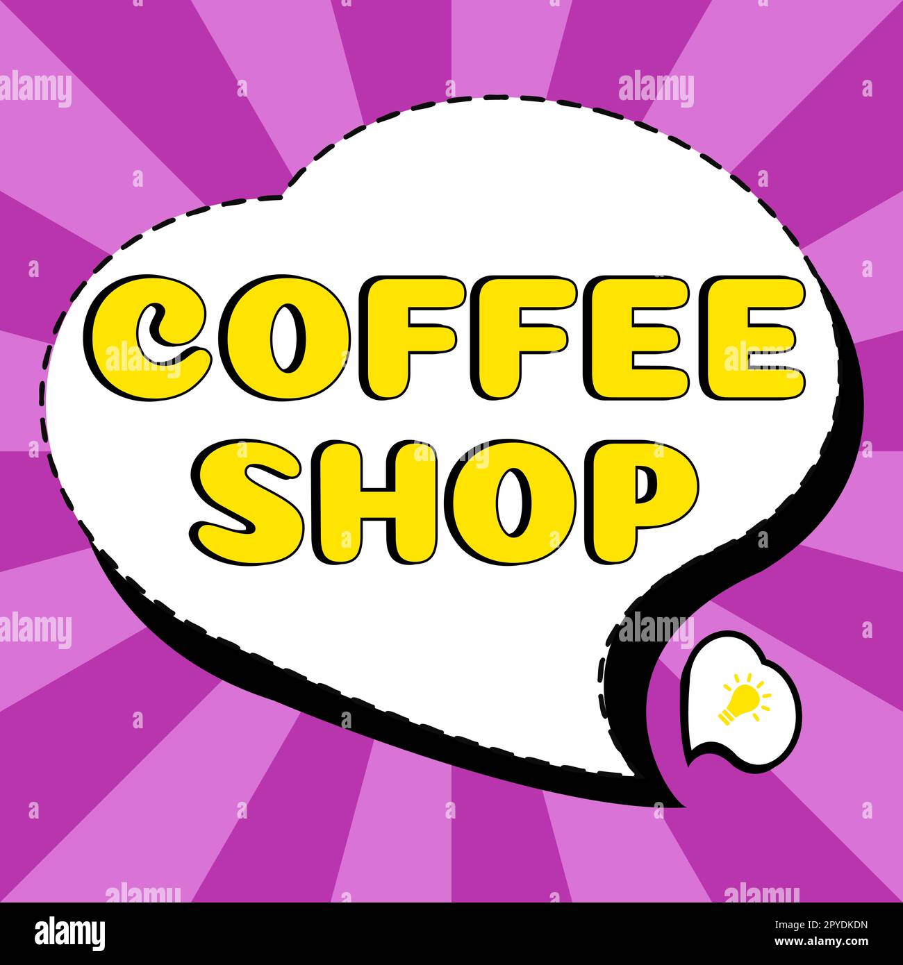 Text caption presenting Coffee Shop. Word for small informal restaurant ...