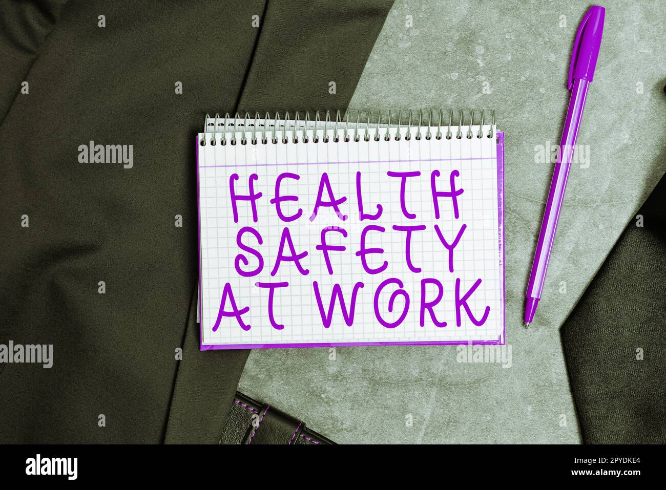 Text showing inspiration Health And Safety At Work. Business concept ...