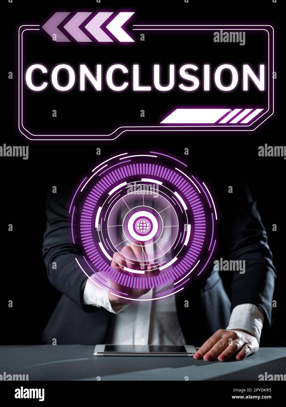 Writing displaying text Conclusion. Business showcase Results analysis ...