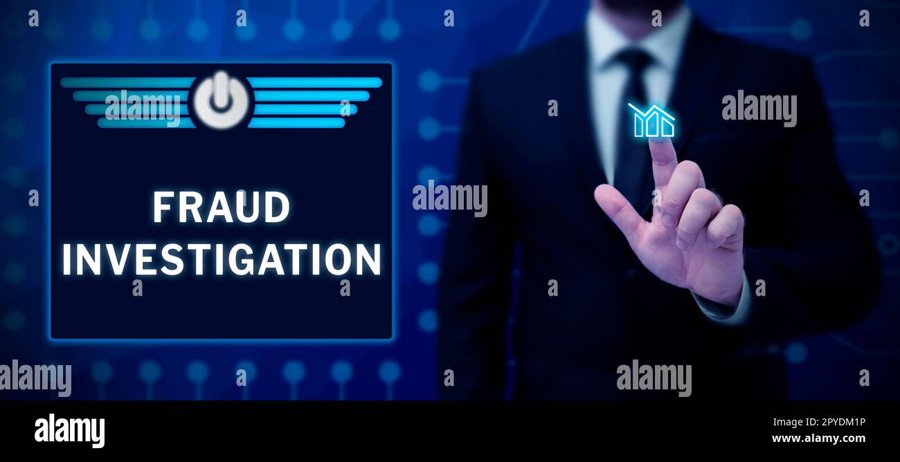 Sign displaying Fraud Investigation. Business concept process of ... Sign displaying Fraud Investigation. Business concept process of ...