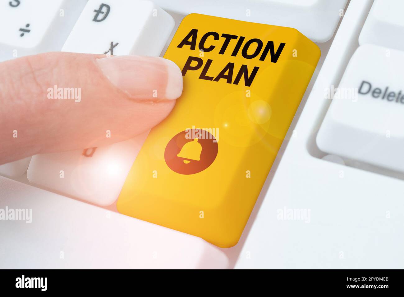 Conceptual caption Action Plan. Business overview list of things or ...