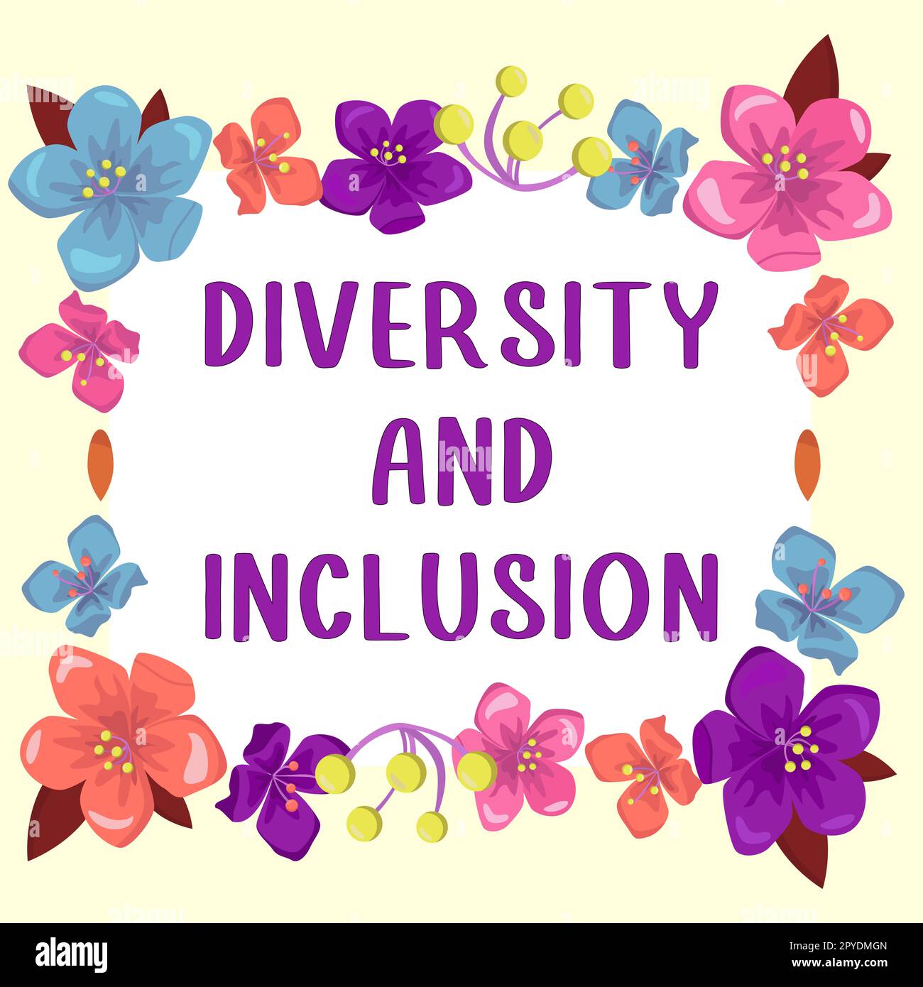 Text showing inspiration Diversity And Inclusion. Business showcase ...