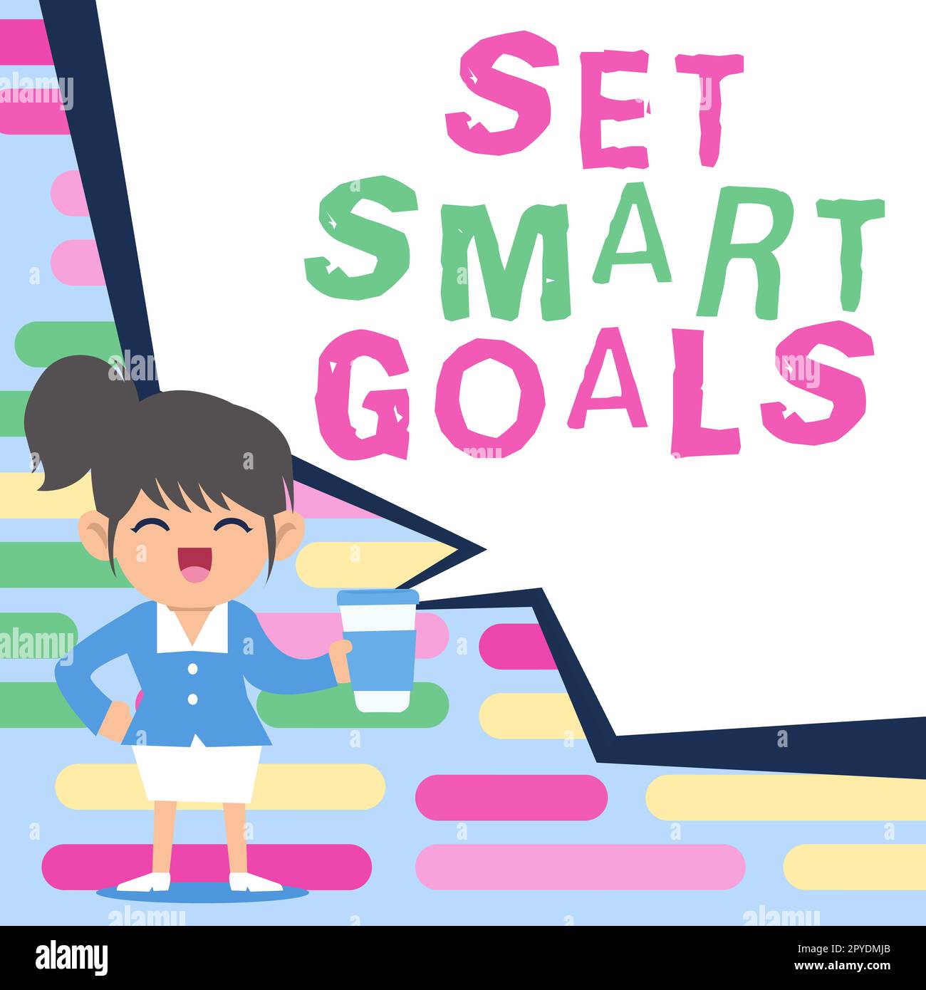 Inspiration showing sign Set Smart Goals. Business showcase Establish ...