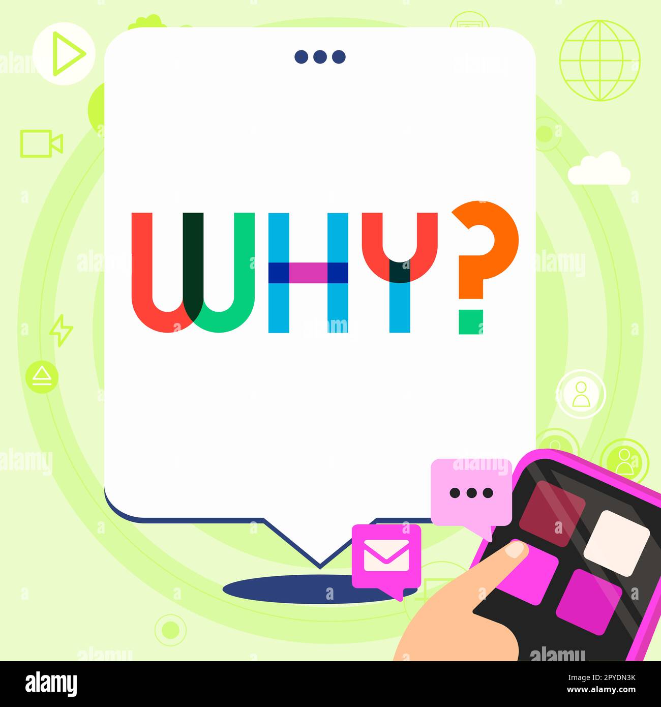 Text showing inspiration Why. Business showcase Asking for what reason ...