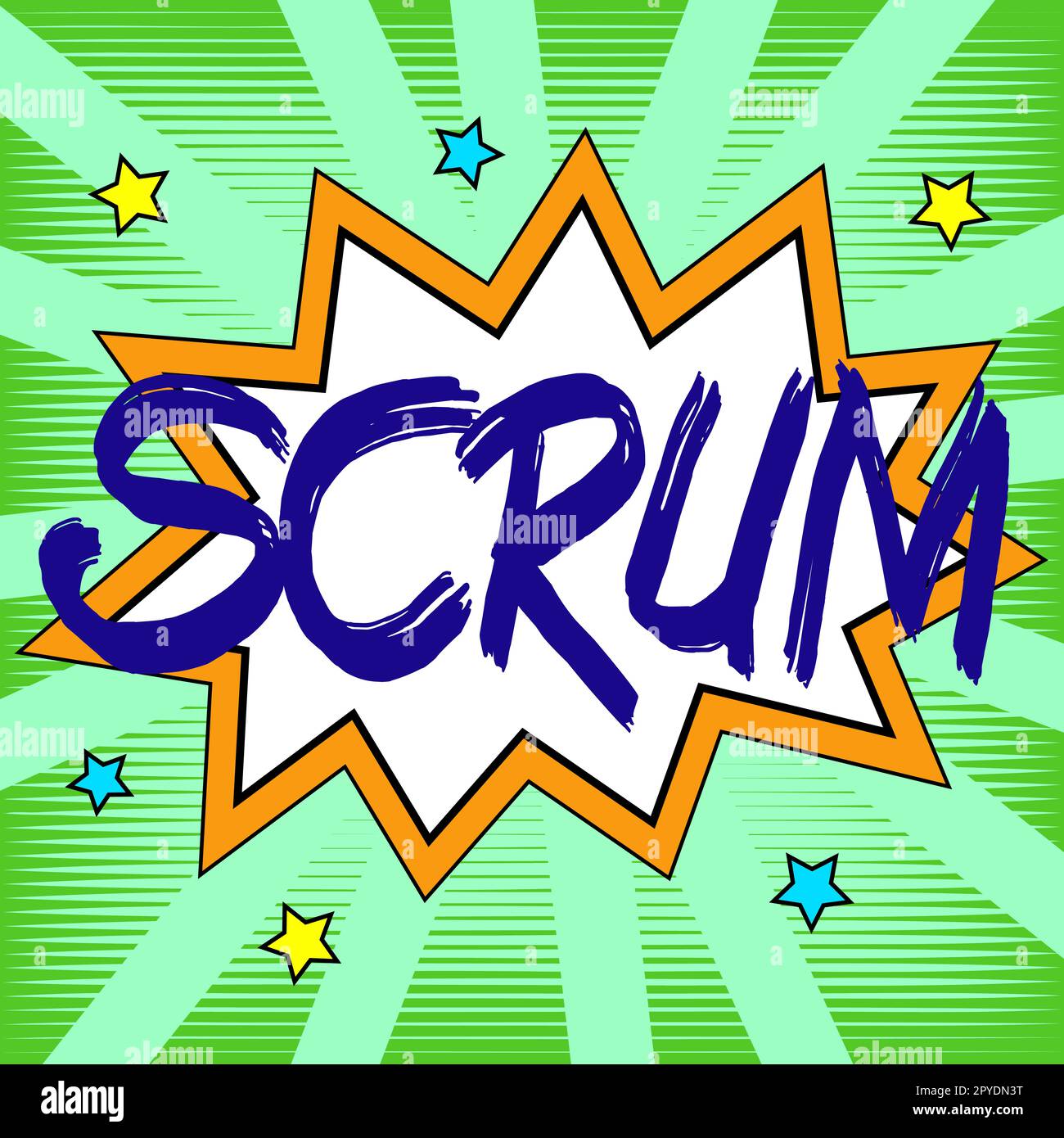 Text showing inspiration Scrum. Internet Concept handwriting as distinct from print written ...