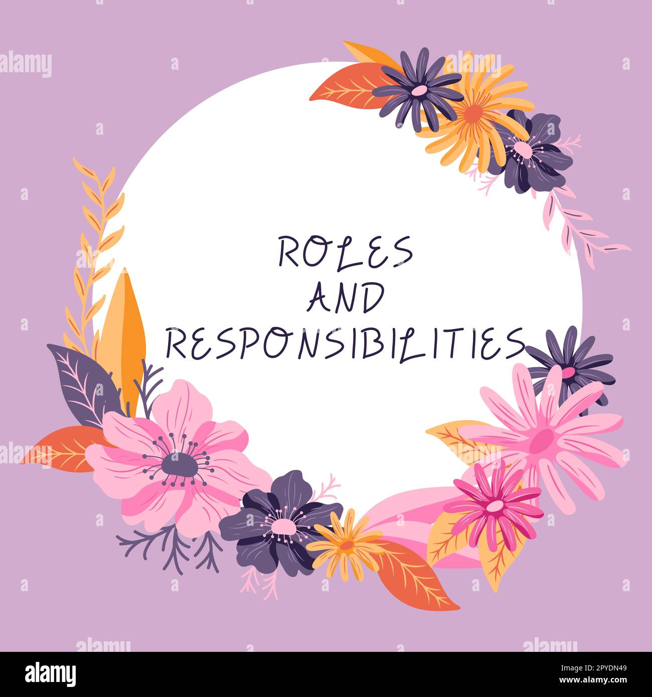 Hand writing sign Roles And Responsibilities. Business concept Business ...