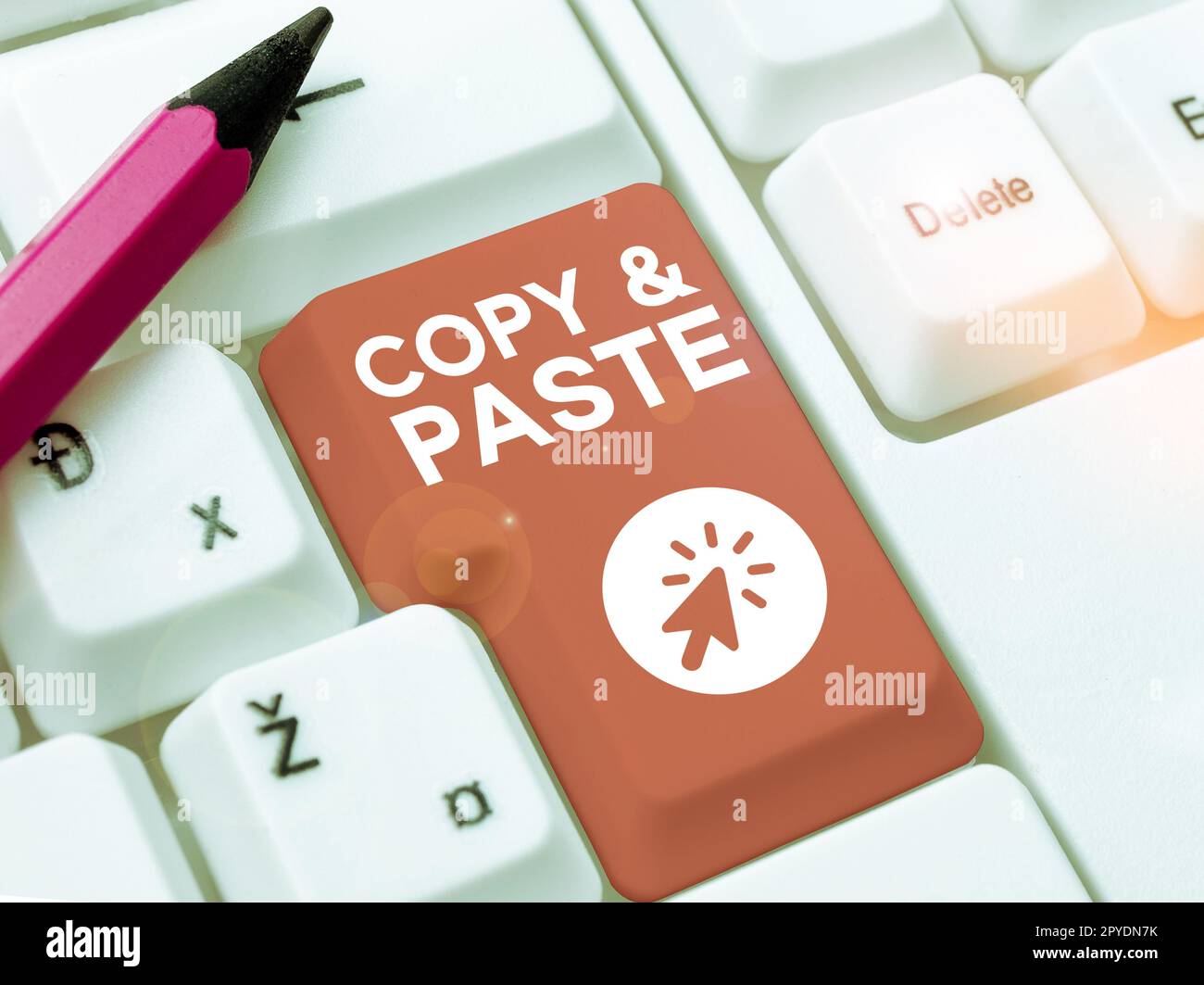 Handwriting text Copy Paste. Conceptual photo an imitation, transcript ...