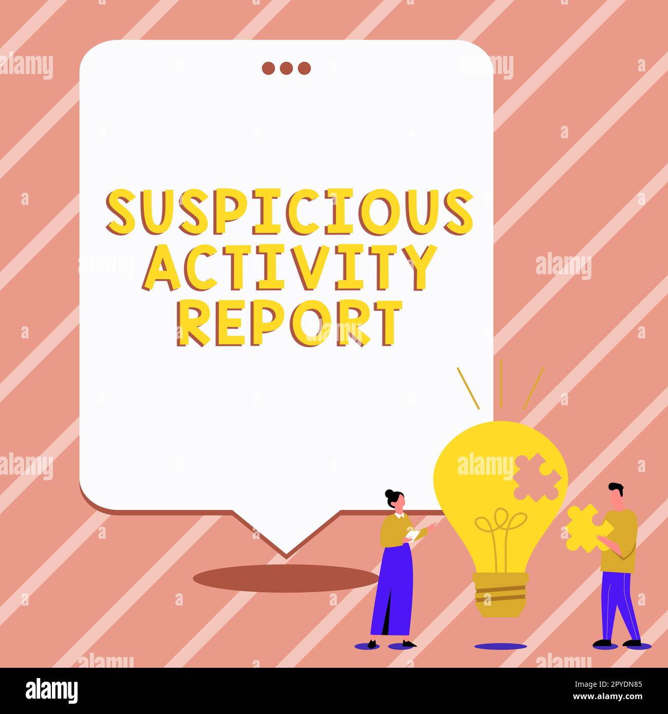 Conceptual display Suspicious Activity Report. Internet Concept account ...