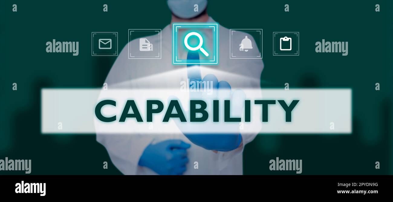 Inspiration showing sign Capability. Business approach the facility or ...