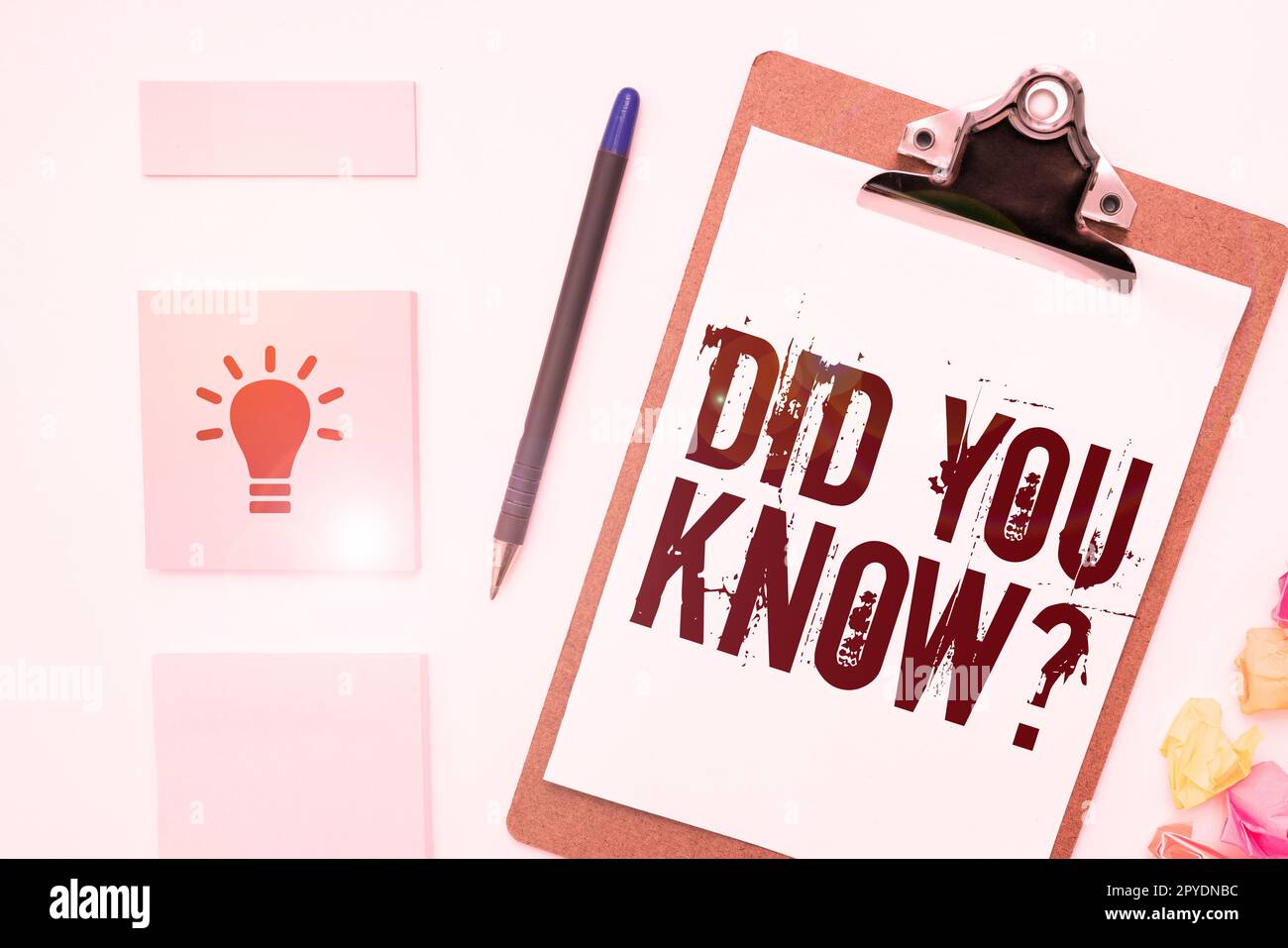 Handwriting text Did You Know. Business overview Fun Facts and Figures ...