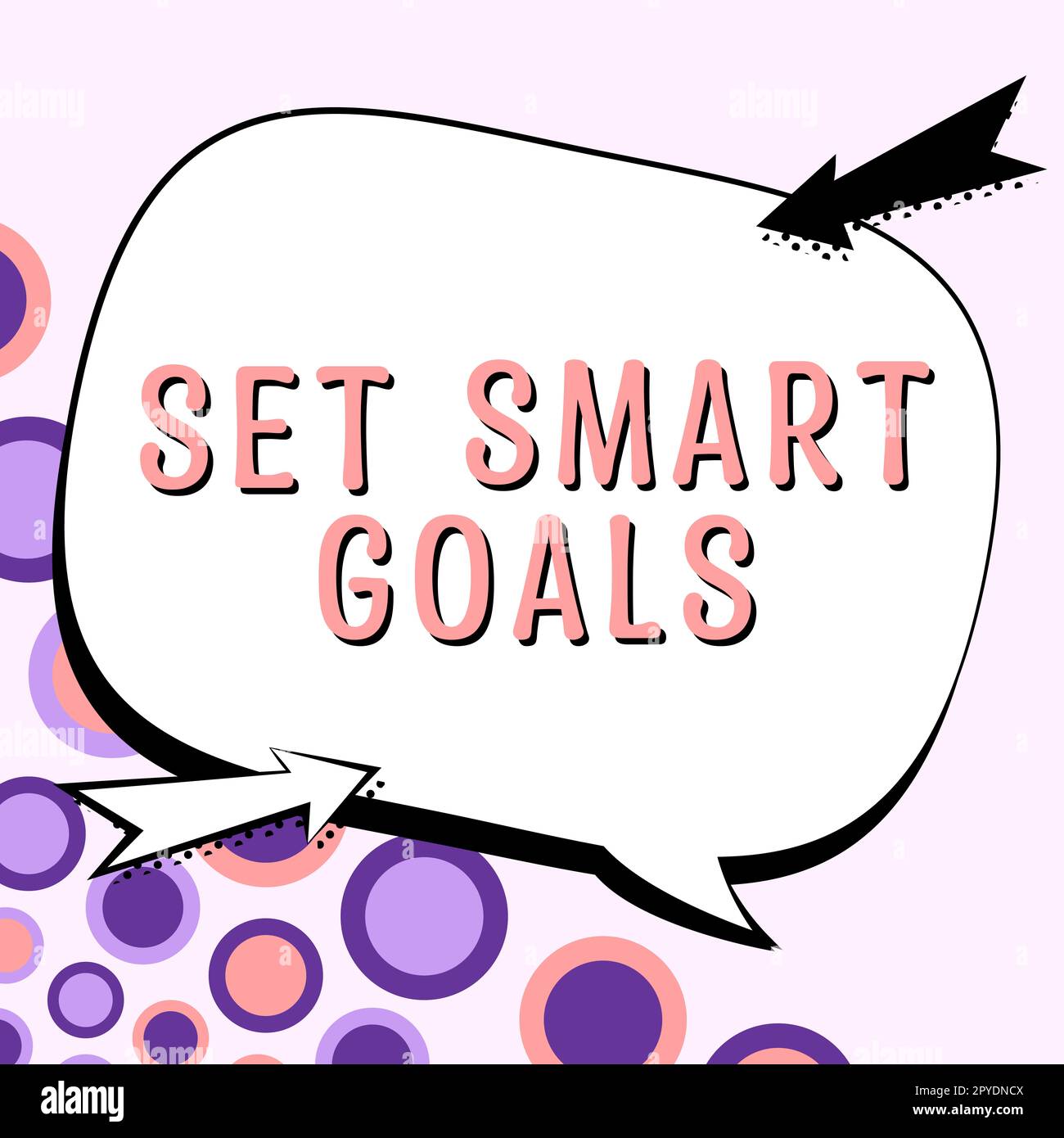 Smart goal setting concept handwriting hi-res stock photography and ...