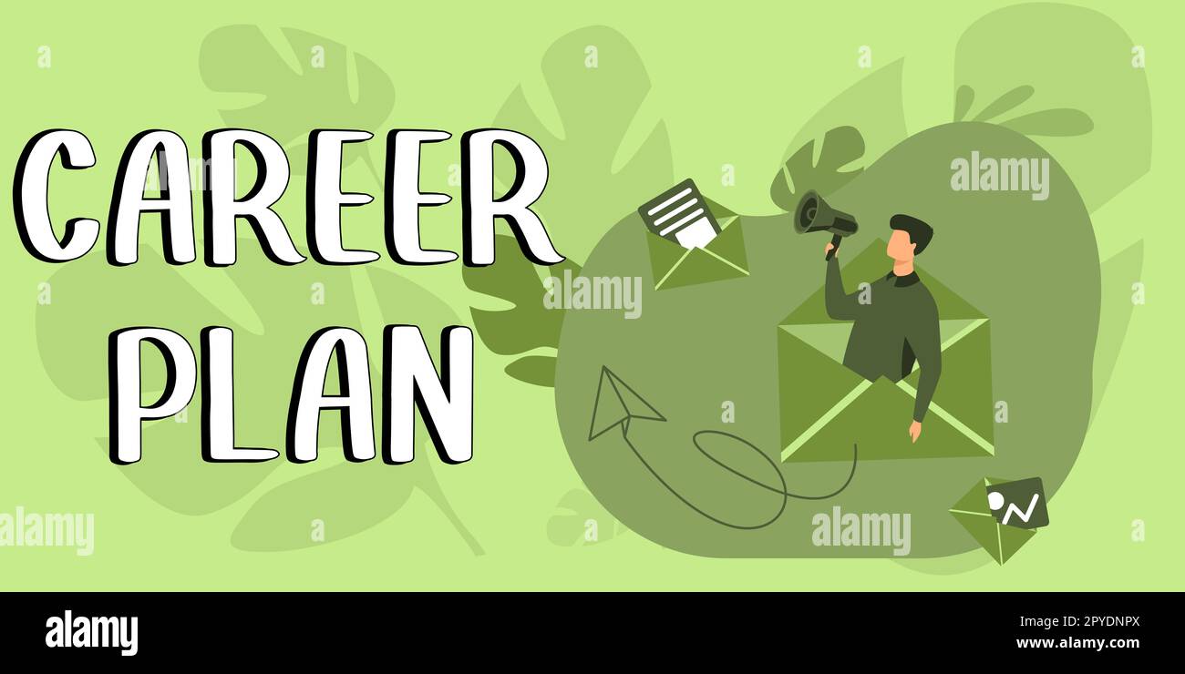 Handwriting text Career Plan. Business concept ongoing process where ...