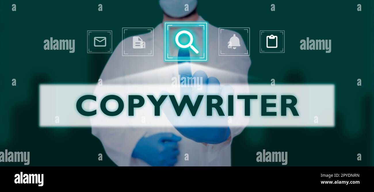 Inspiration showing sign Copywriter. Concept meaning writing the text ...