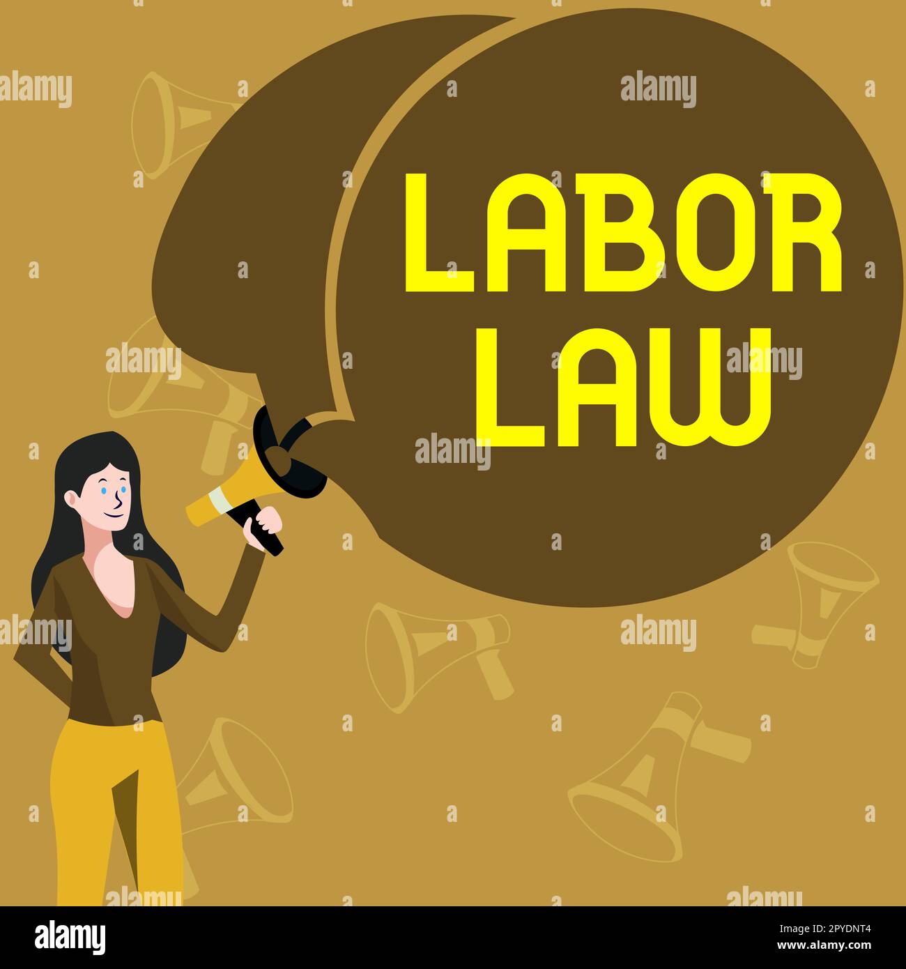 Hand writing sign Labor Law. Concept meaning rules relating to rights ...