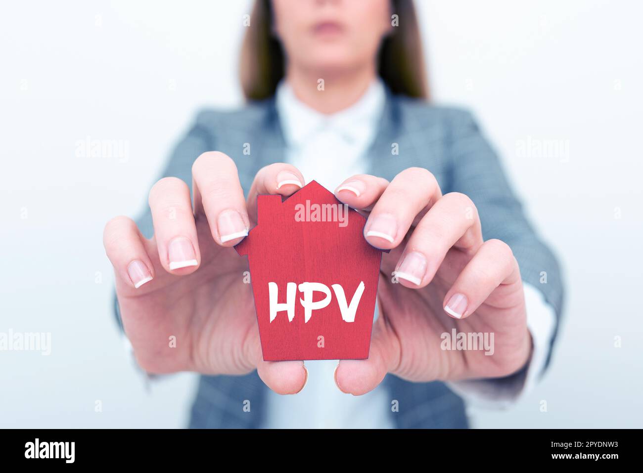 Hand writing sign Hpv. Business overview Group of viruses that affect ...