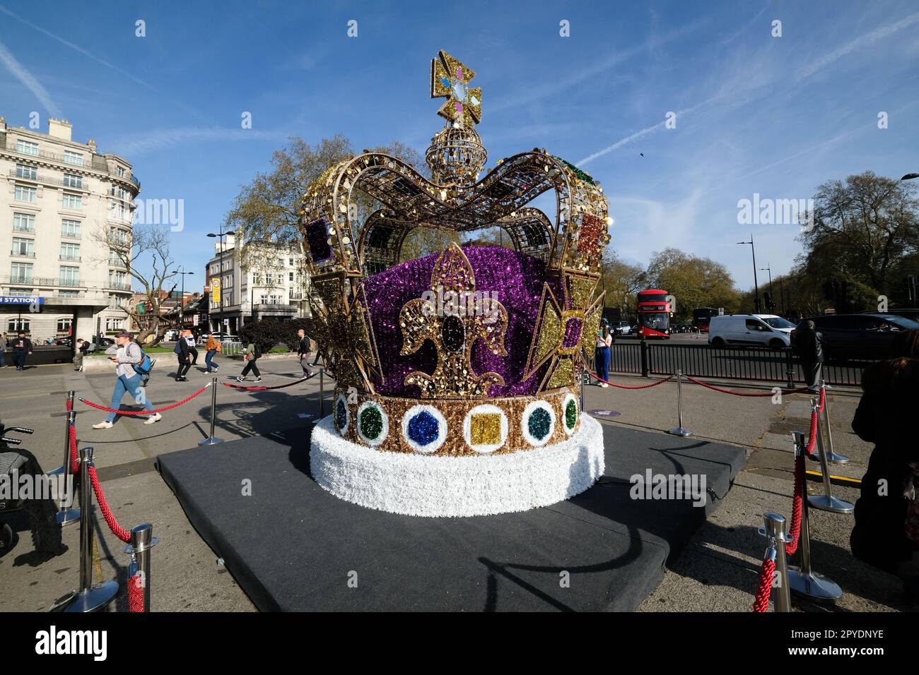 Marble Arch, London, UK. 3rd May 2023. Coronation of King Charles III ...