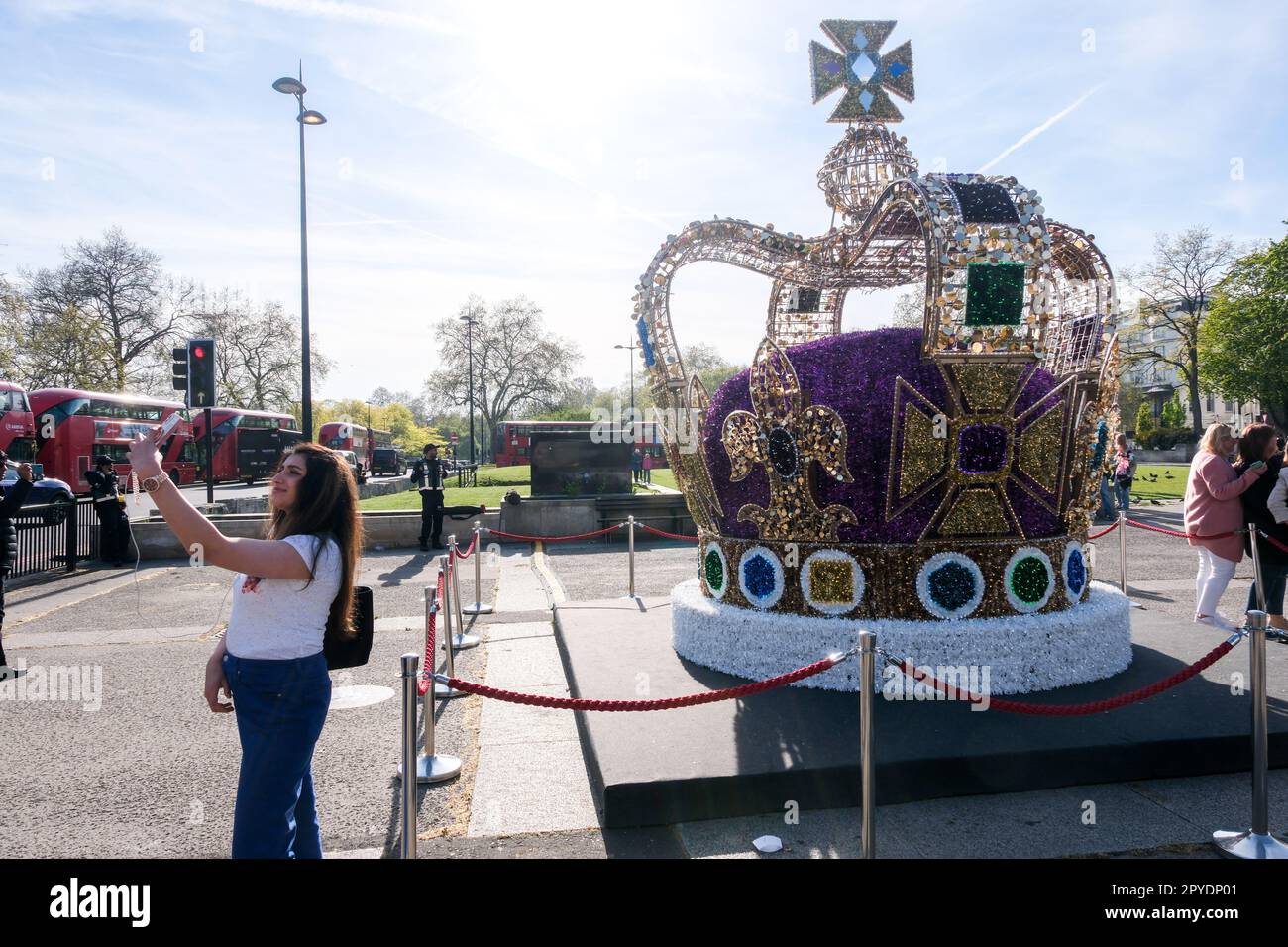 Marble Arch, London, UK. 3rd May 2023. Coronation of King Charles III ...
