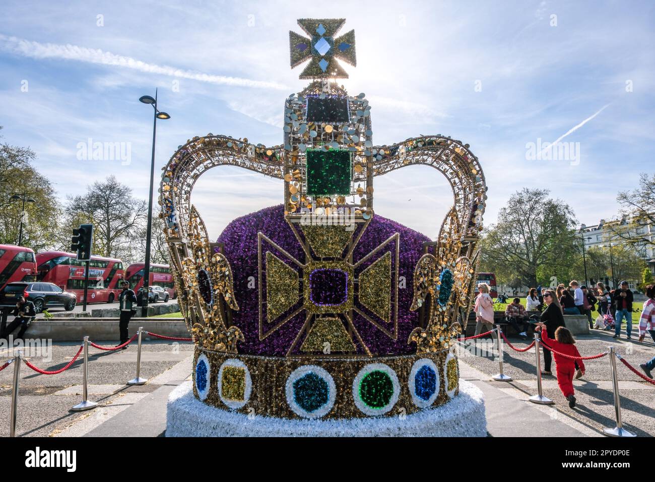 Marble Arch, London, UK. 3rd May 2023. Coronation of King Charles III ...